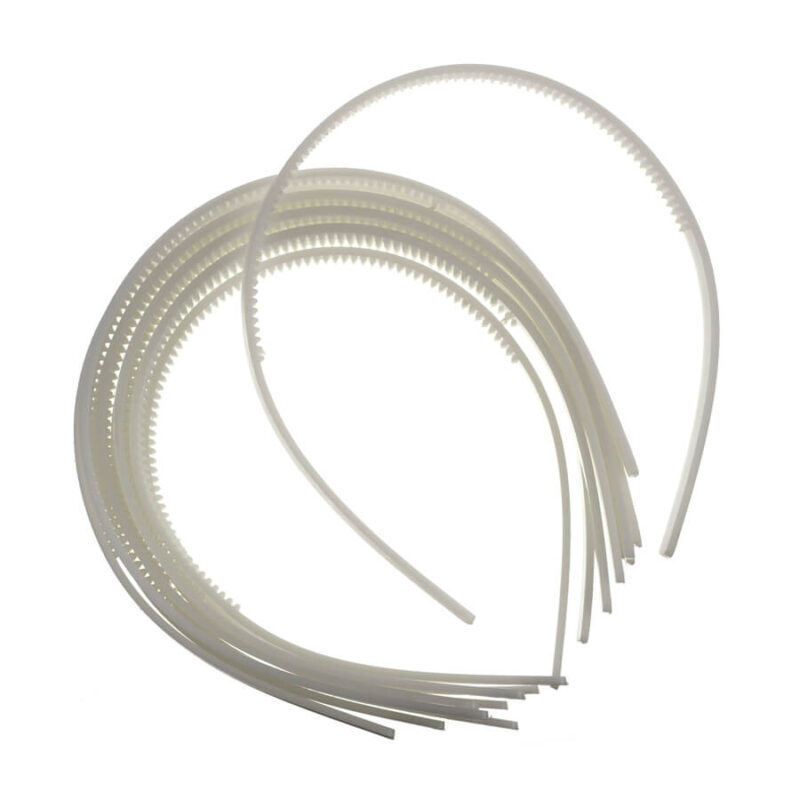 Tiara Plastica Dente Branca - CB® ATACADO